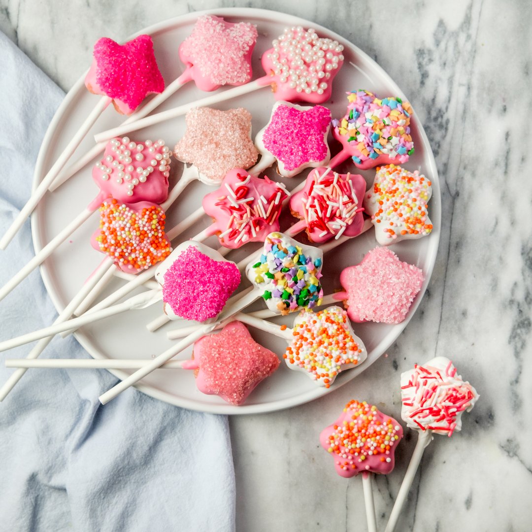 "Fairy Princess" Strawberry Cake Pop Wands | Safeway