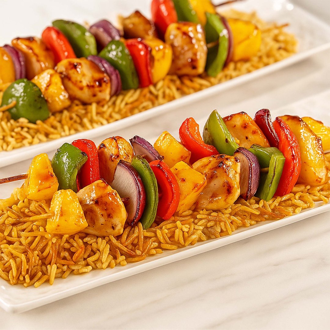 Pineapple Chicken Kabobs with Rice by Rice-A-Roni® | Haggen
