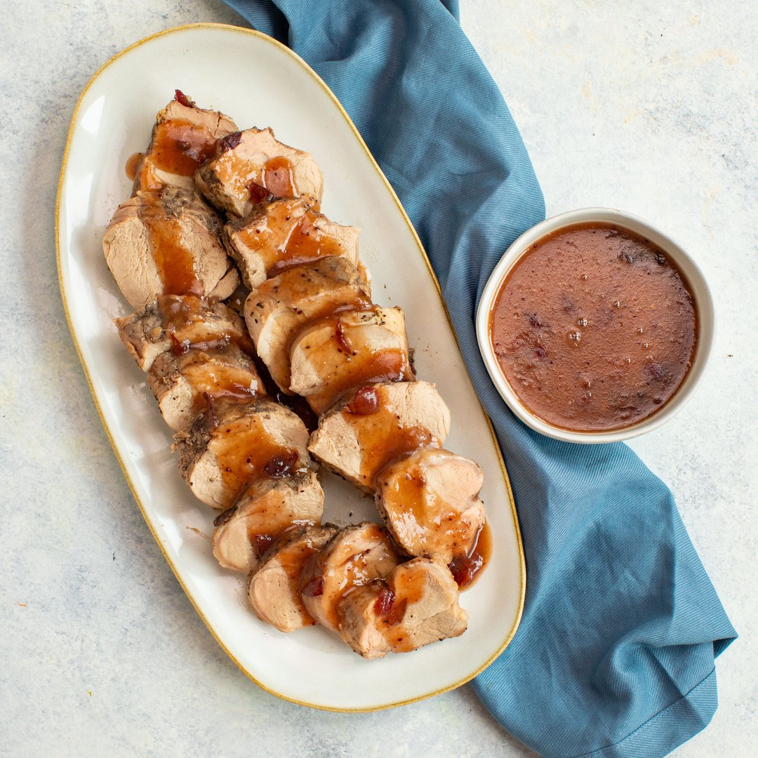 Slow Cooker Pork Tenderloin with Cranberry Gravy | Safeway
