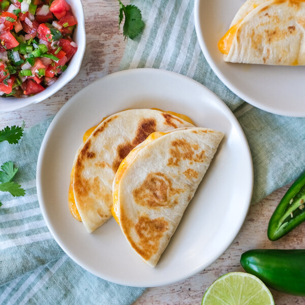 Mexican Recipes - Mini Cheese Quesadillas with Homemade Pico de Gallo ...