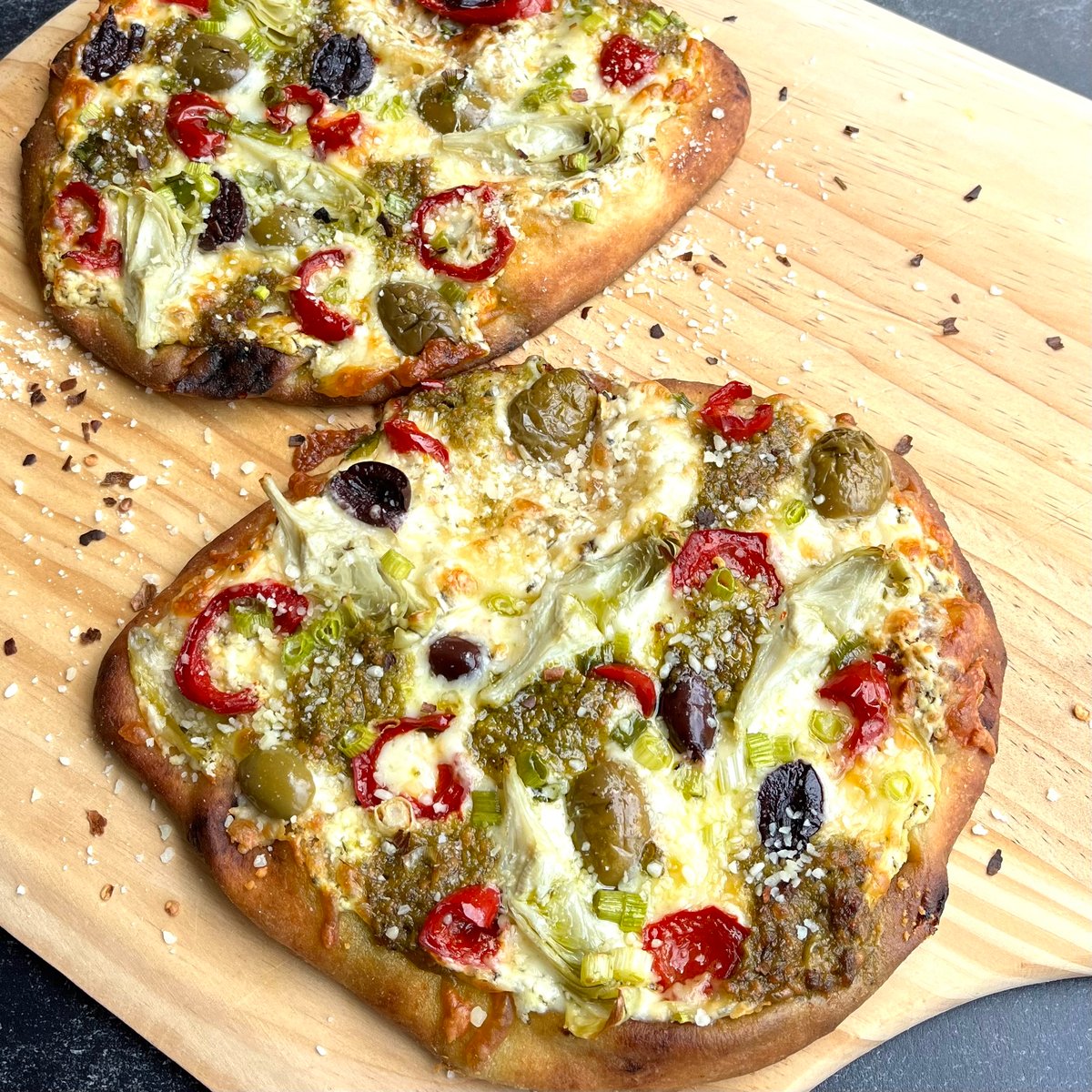 Mediterranean Deli Goat Cheese Flatbread | Pavilions