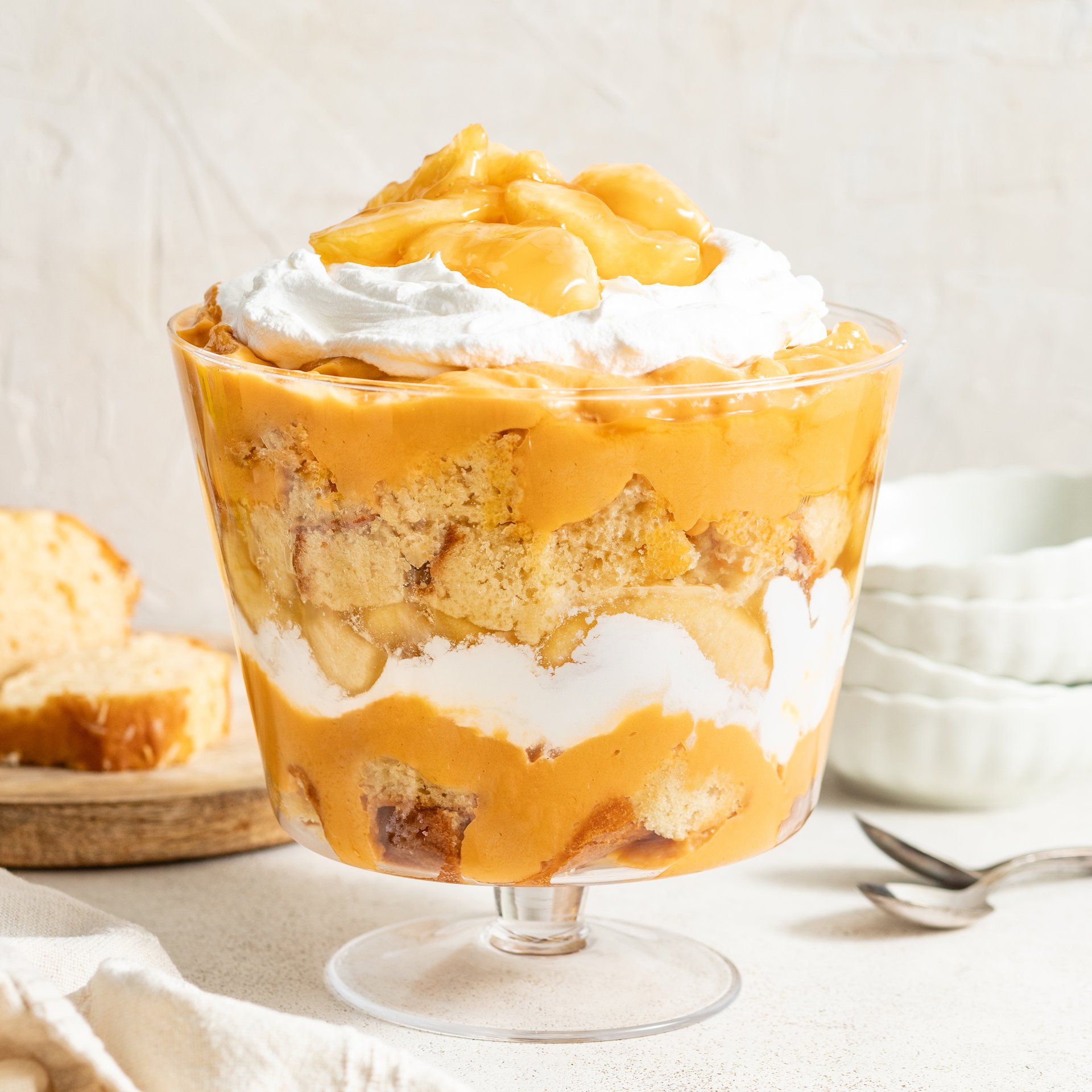 Apple Butterscotch Trifle with Pound Cake & Whipped Topping | Safeway