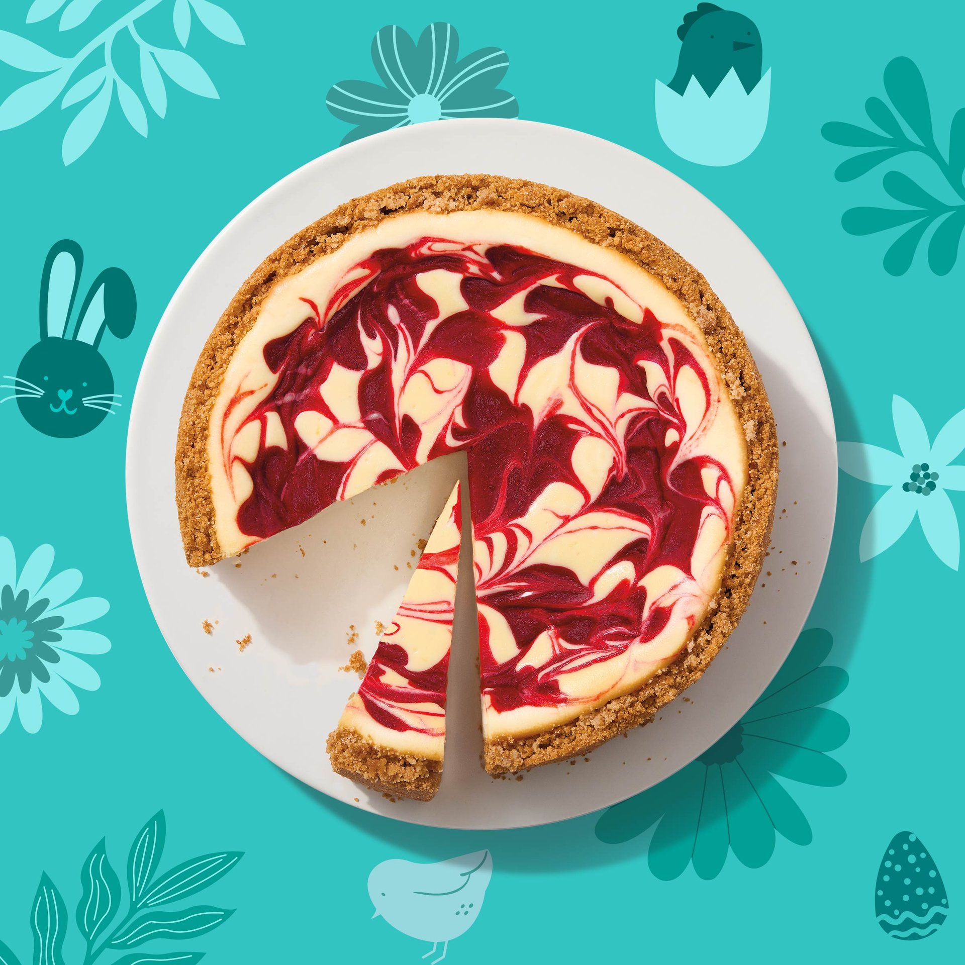 Philadelphia Strawberry Lemon Swirl Cheesecake by Kraft Heinz | Safeway