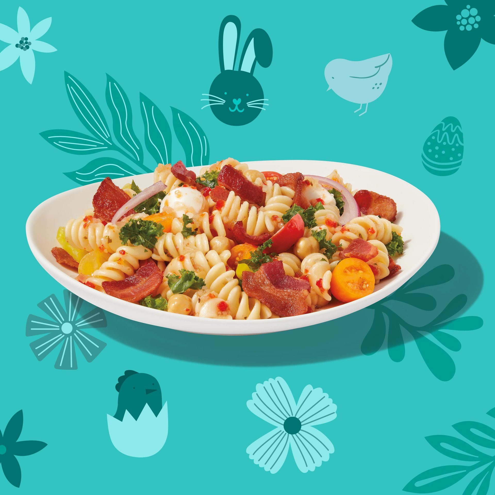 Springtime Bacon & Veggie Pasta Salad by Kraft Heinz | Albertsons