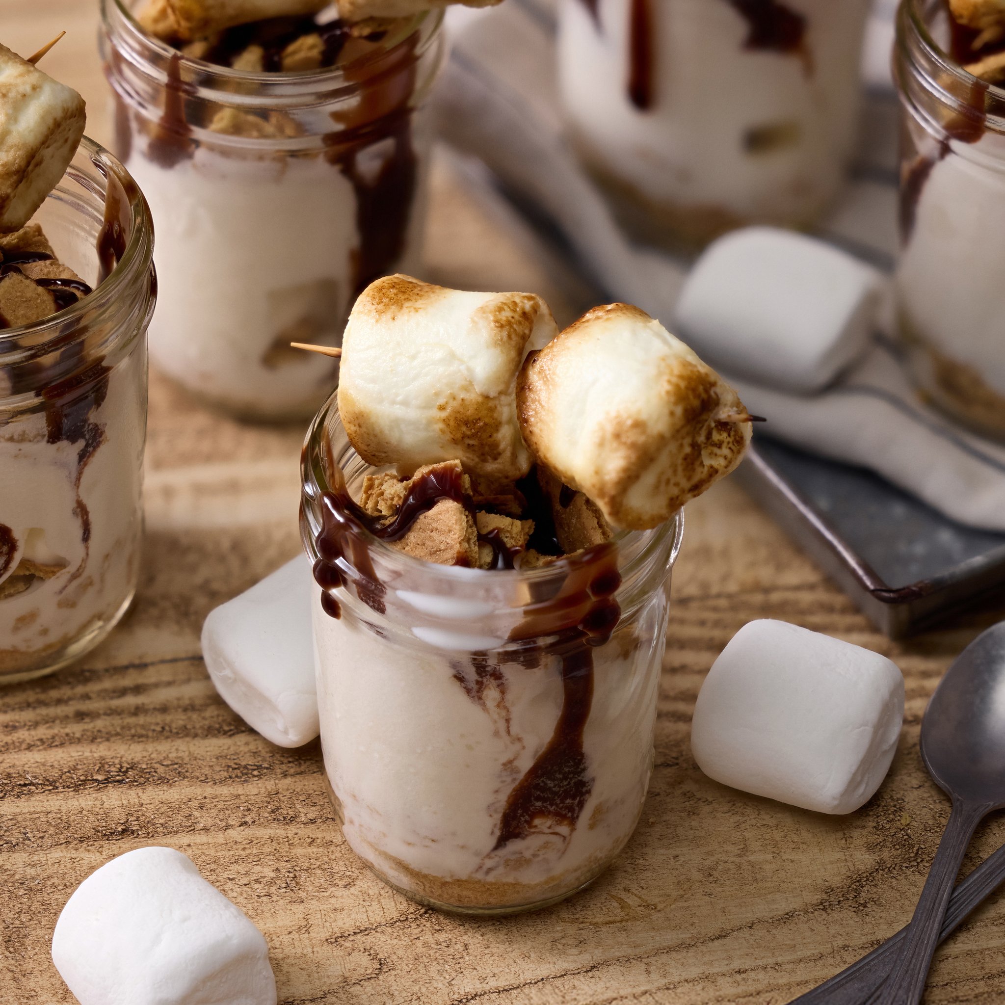 Soft Vanilla S'mores Parfait by Blue Bunny® | Albertsons