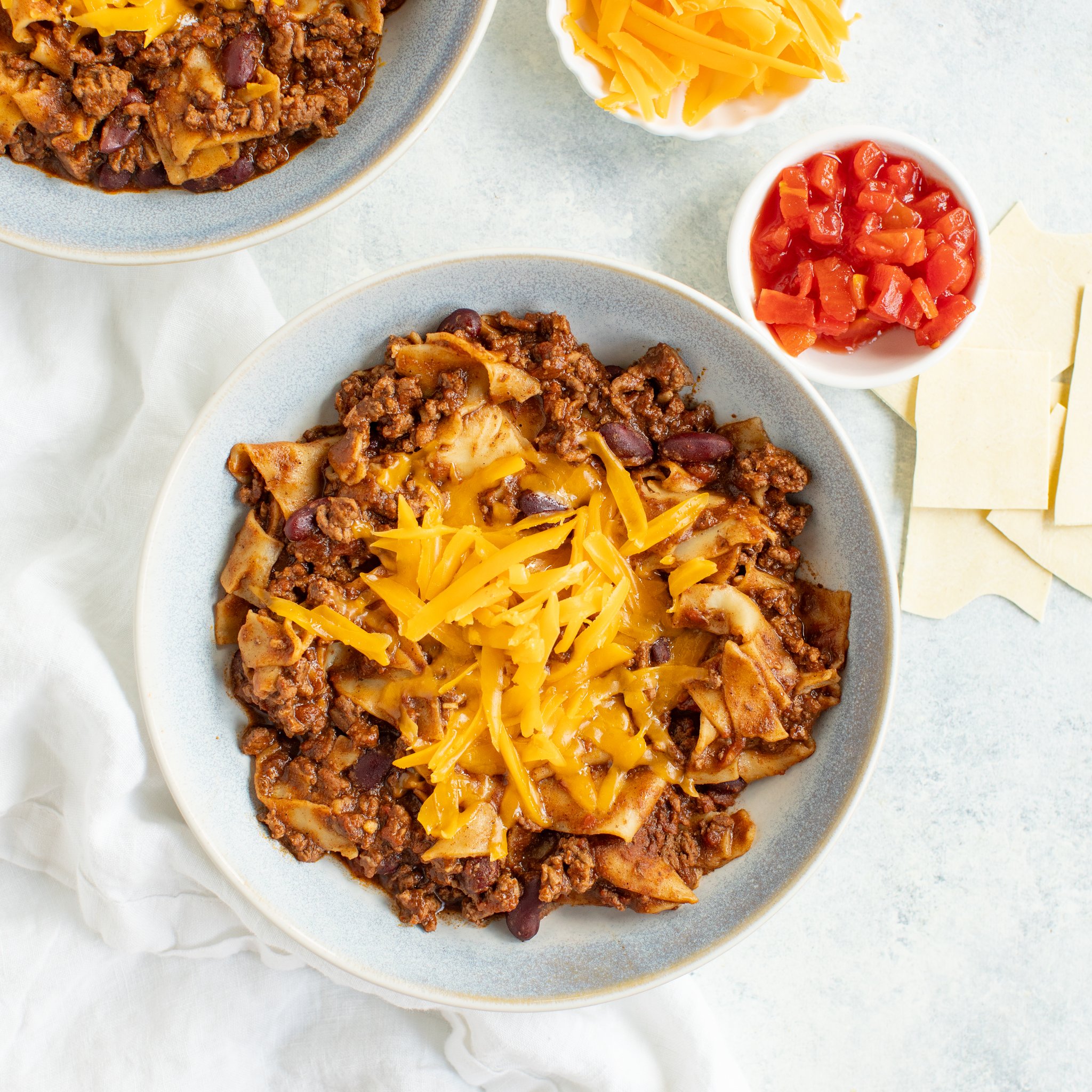 Easy Slow Cooker "Cincinnati Chili" with Noodles & Cheddar | Safeway