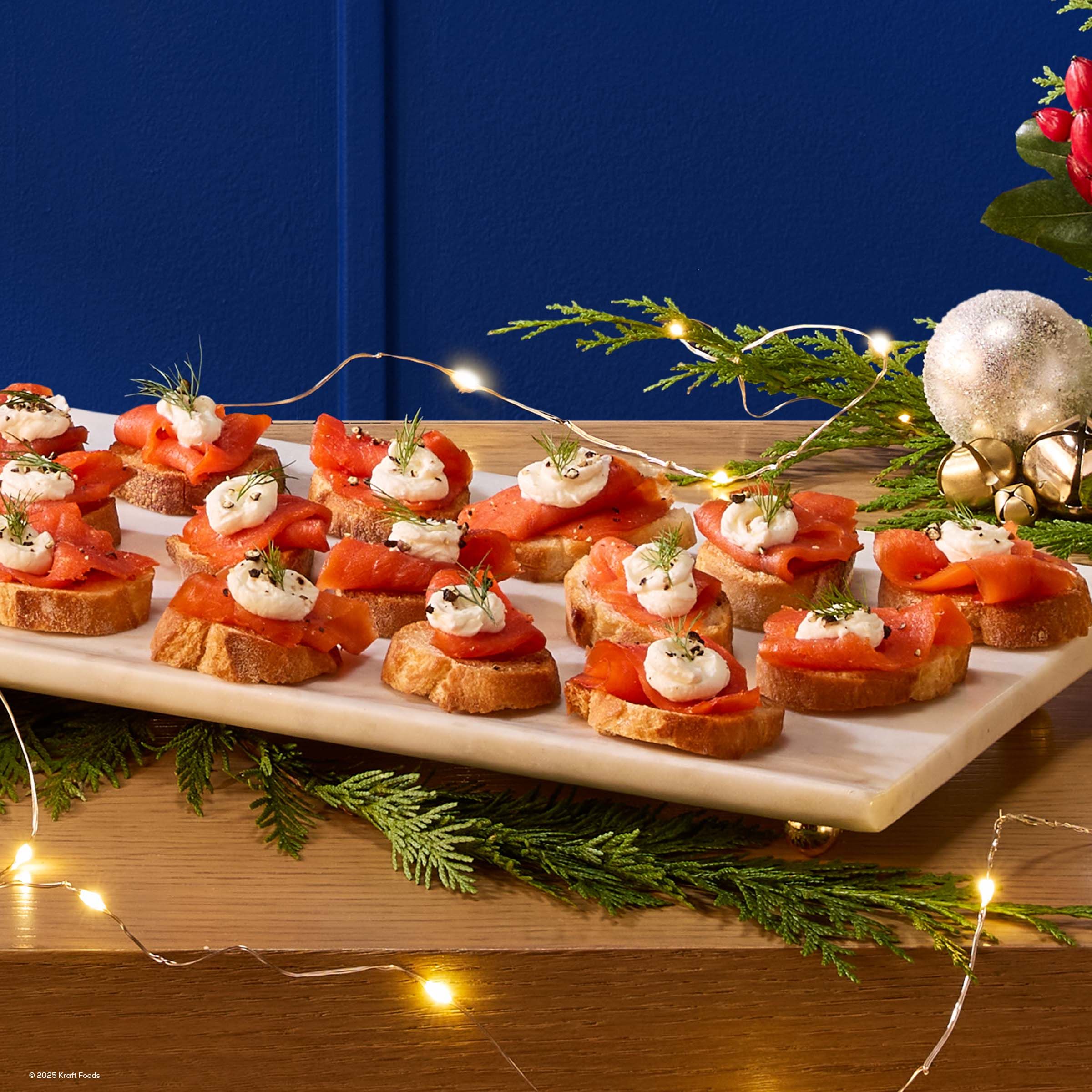 Smoked Salmon Canapés by Philadelphia Cream Cheese | Albertsons