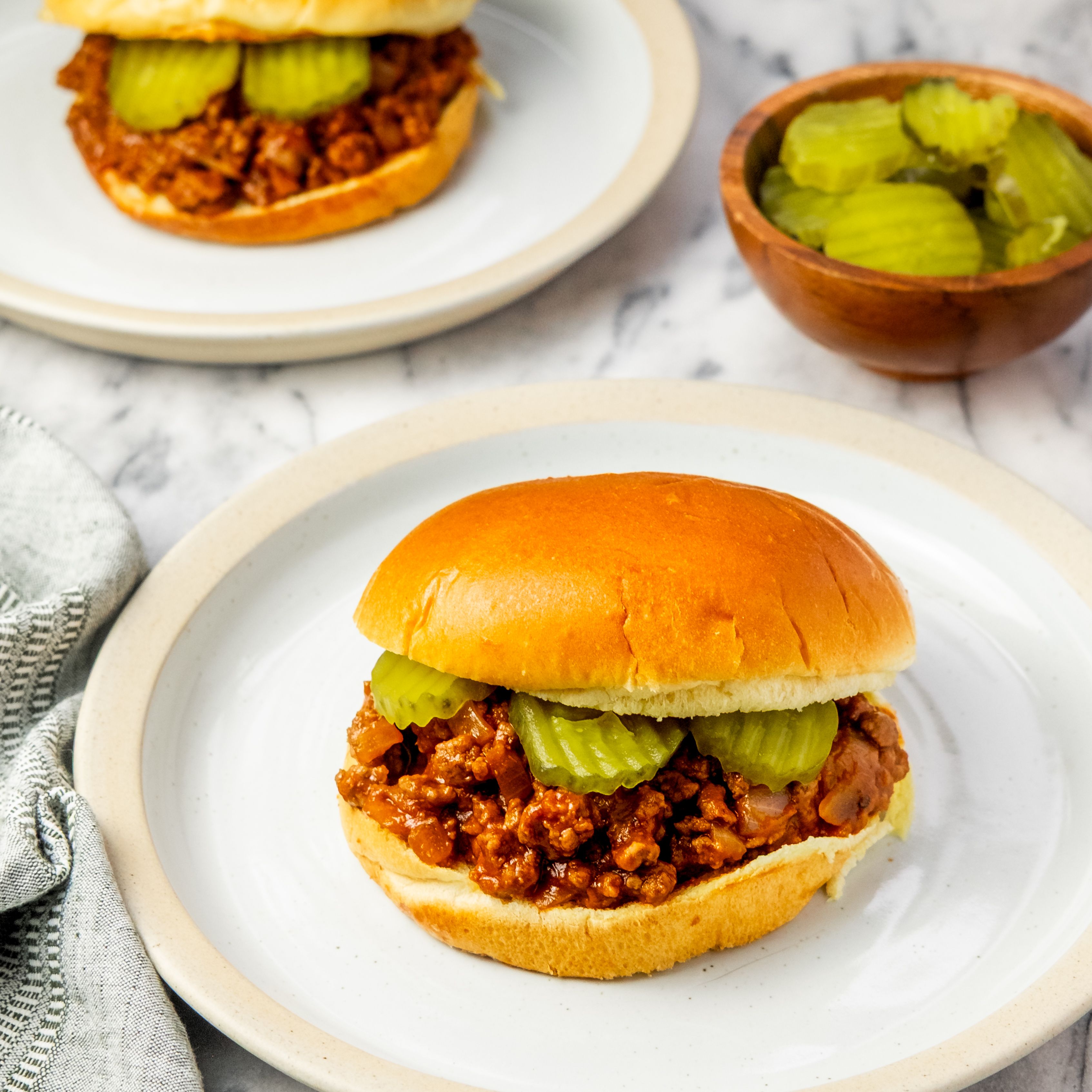 Homemade Beef Sloppy Joes with Pickles | Safeway