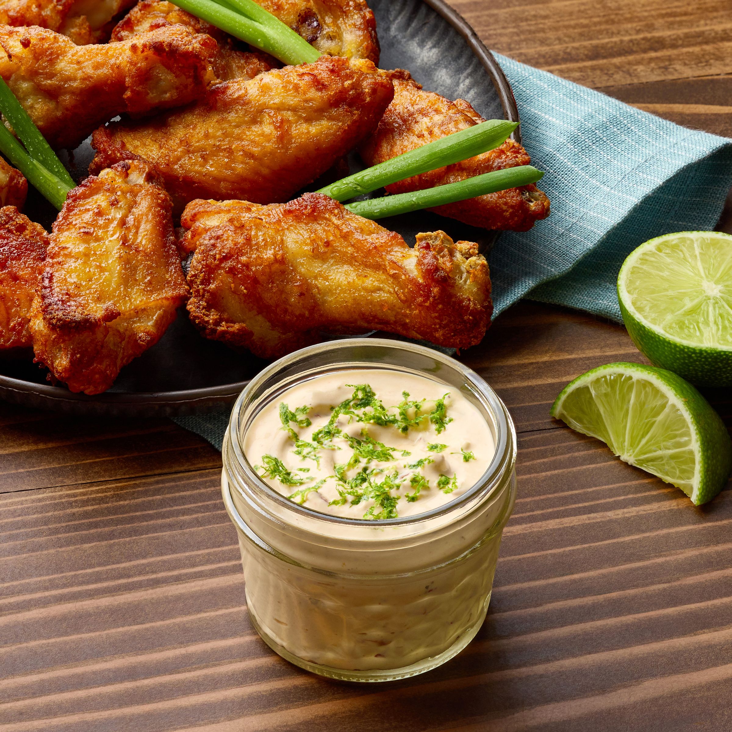 Air Fryer Ready Wings with Chipotle Lime Dipping Sauce by Perdue ...