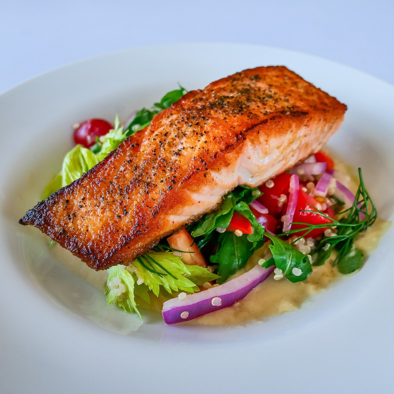 “Resolution Salad” with Seared Salmon | Safeway