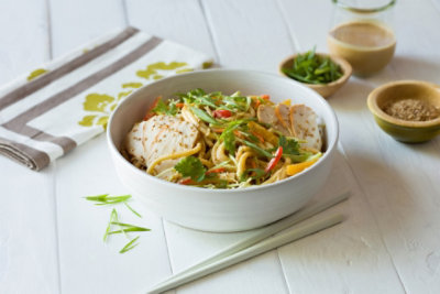 Chilled Peanut Noodle Salad with Open Nature® Chicken Breast | Safeway