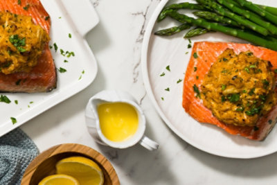 Crab Stuffed Salmon | Safeway