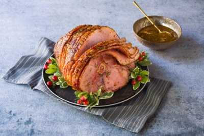 Maple-Peach Glazed Spiral Ham | Safeway