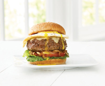 O Organics White Cheddar Burger with Caramelized Onions | Safeway