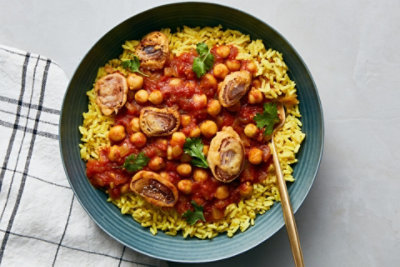 Chana Masala with Shallot Pakoras and Basmati Rice | Safeway