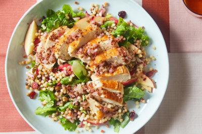 Pan-Roasted Chicken with Fregola, Apple, and Shallot Vinaigrette | Safeway