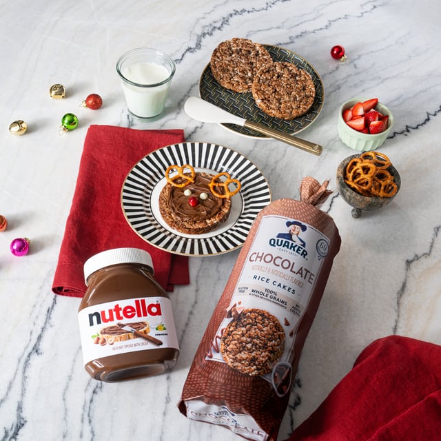 Rice Cake Reindeer by Quaker® & Nutella® | Jewel-Osco