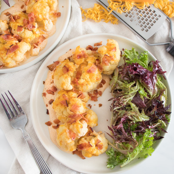 Cheese Recipes - Cauliflower-Bacon "Mac & Cheese" Gratin with Mixed ...