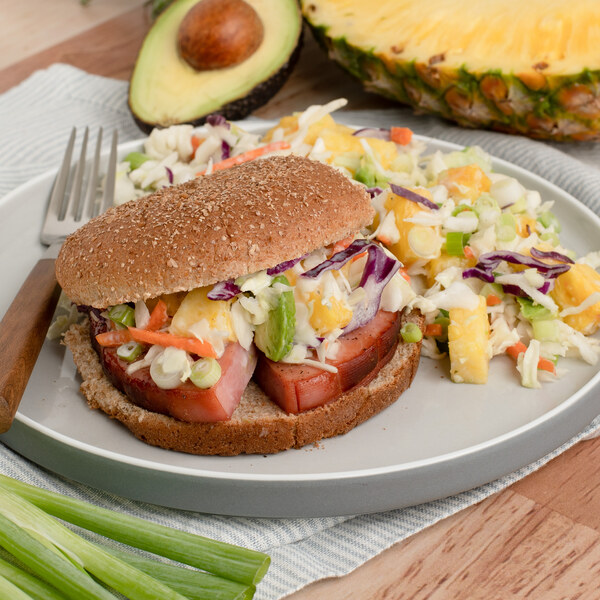 Sandwich Recipes - Hawaiian-Style Ham Sandwich with Pineapple, Avocado ...