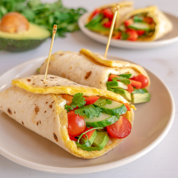 Tex-Mex Recipes - Spicy Tortilla Egg Roll with Avocado & Pico de Gallo ...