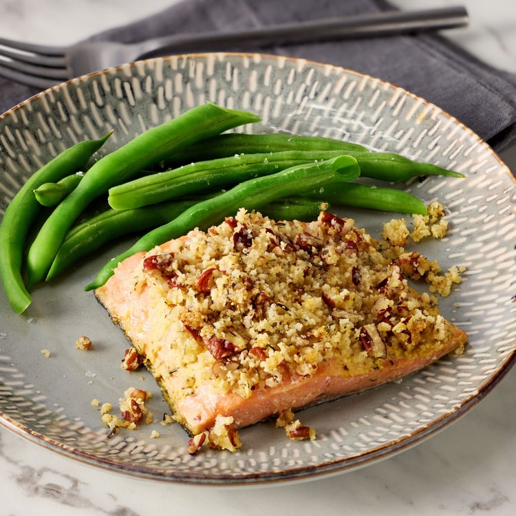 Pecan and Herb Crusted Salmon by Waterfront Bistro® | Safeway