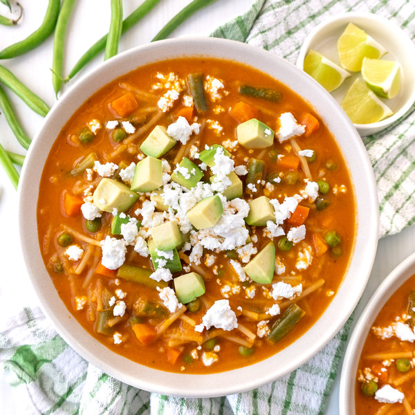 Mexican Recipes - Mexican Tomato Soup (Sopa de Fideo) with Pasta ...