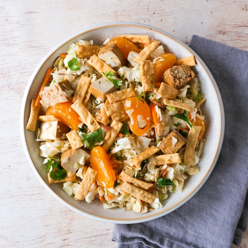 Short Cut Asian Chopped Salad with Teriyaki Tofu & Mandarin Oranges ...