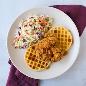 Short Cut Breaded Chicken & Waffles with Coleslaw | ACME Markets