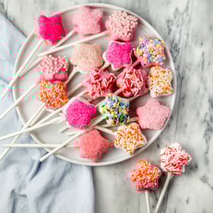 "Fairy Princess" Strawberry Cake Pop Wands | Safeway