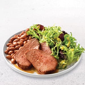 Santa Maria Beef Tri-Tip Roast with Thyme-Pinto Beans & Honey Dijon ...