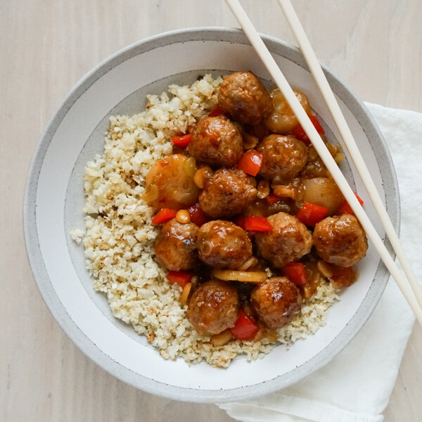 Chinese Recipes - Kung Pao Pork Meatballs with Peppers, Peanuts ...