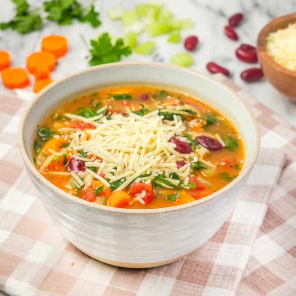 Minestrone Soup with Kidney Beans, Orzo Pasta, Spinach & Parmesan | Tom ...