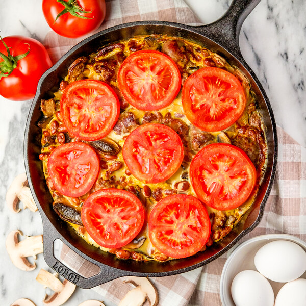 "English Breakfast" Frittata with Bacon, Sausage, Tomato & Pinto Beans ...