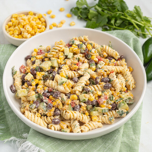 Spicy Mexican-Style Pasta Salad with Black Beans, Corn & Bell Pepper | Vons